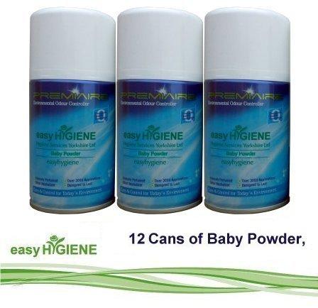 12 Automatic Air Freshener Dispenser Refills FULL CASE Baby Powder ...