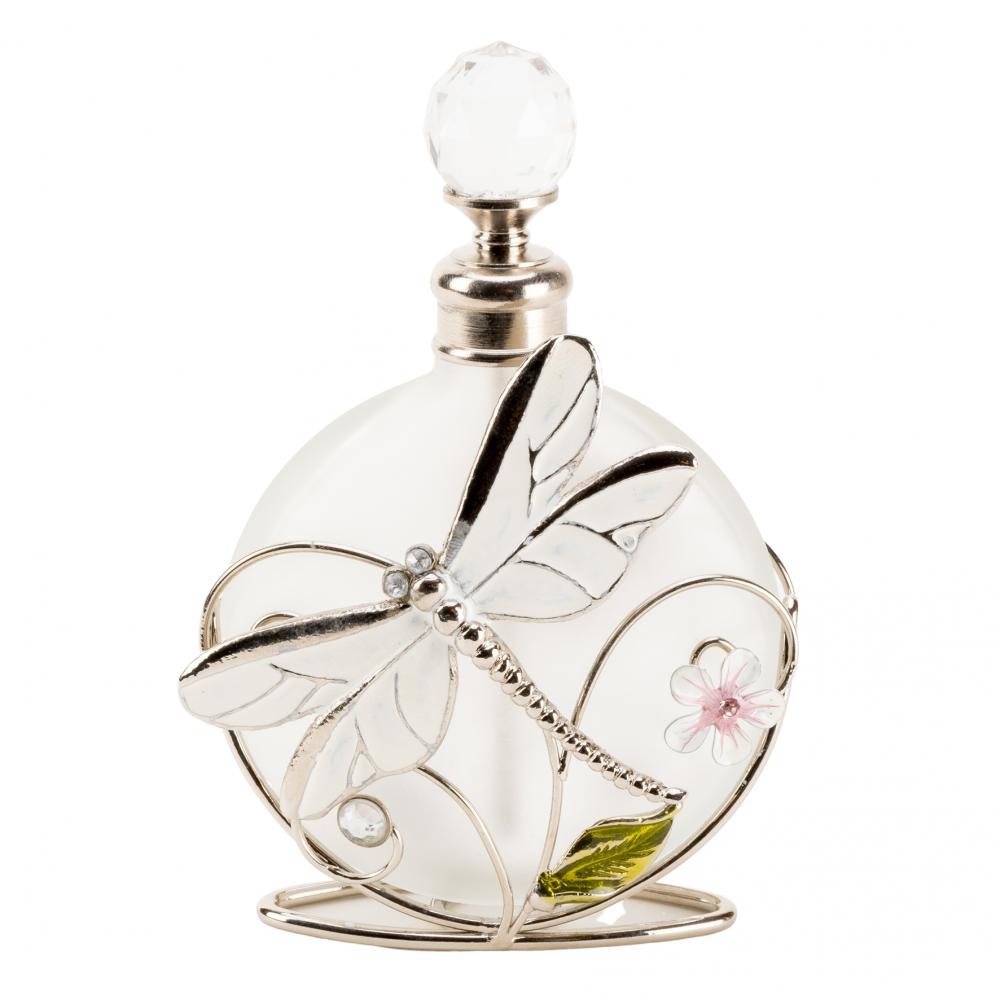 Sophia Glass & Wire Dragonfly Perfume Bottle