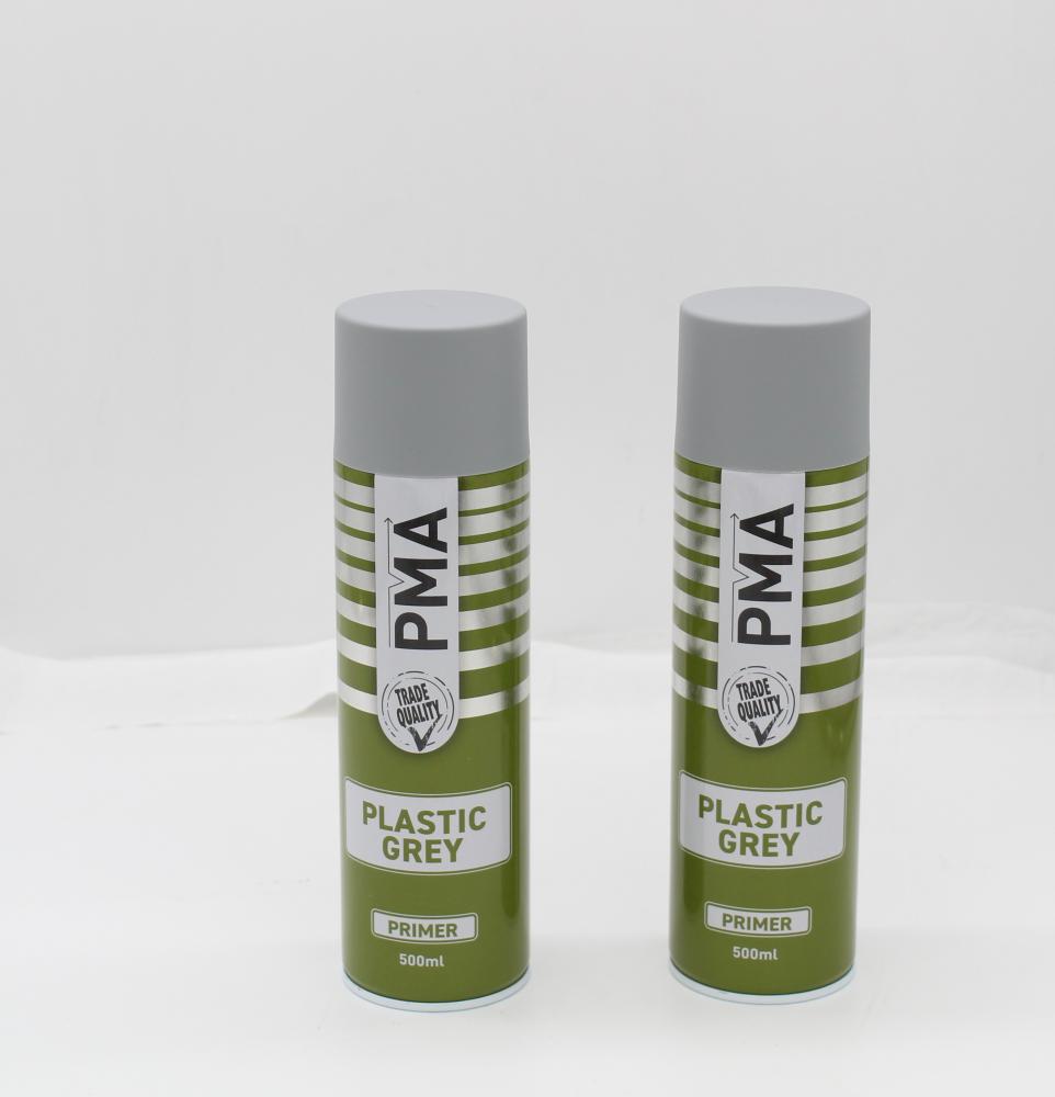 PMA 500ml Grey Plastic Primer Aerosol Spray Paint 3 Different Pack ...